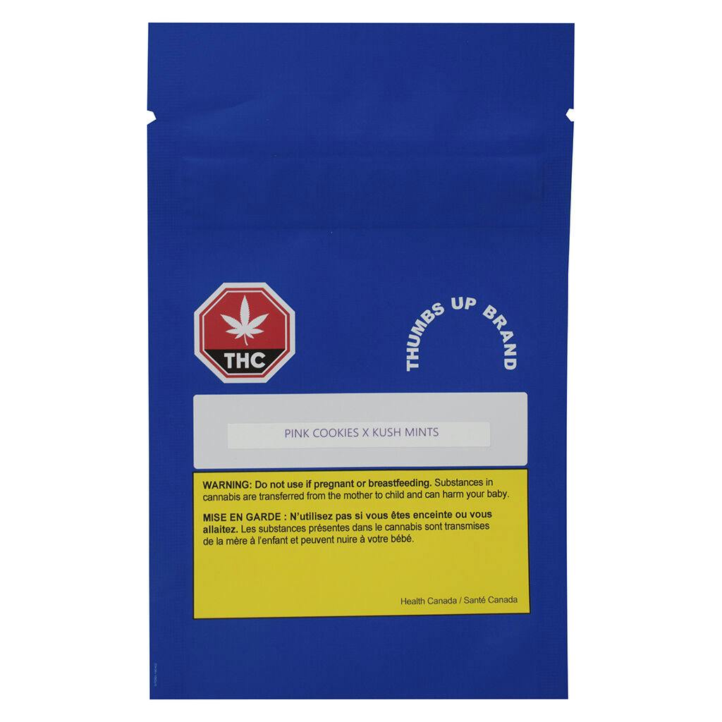 Thumbs Up Brand - Pink Cookies x Kush Mints | Sessions Cannabis