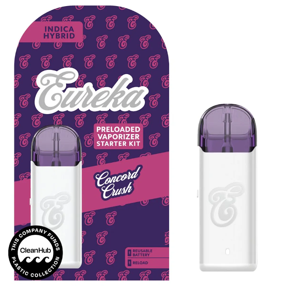 Eureka | AIO Starter Kit Vape | Fusion Concord Crush - ZenZest - Eureka ...