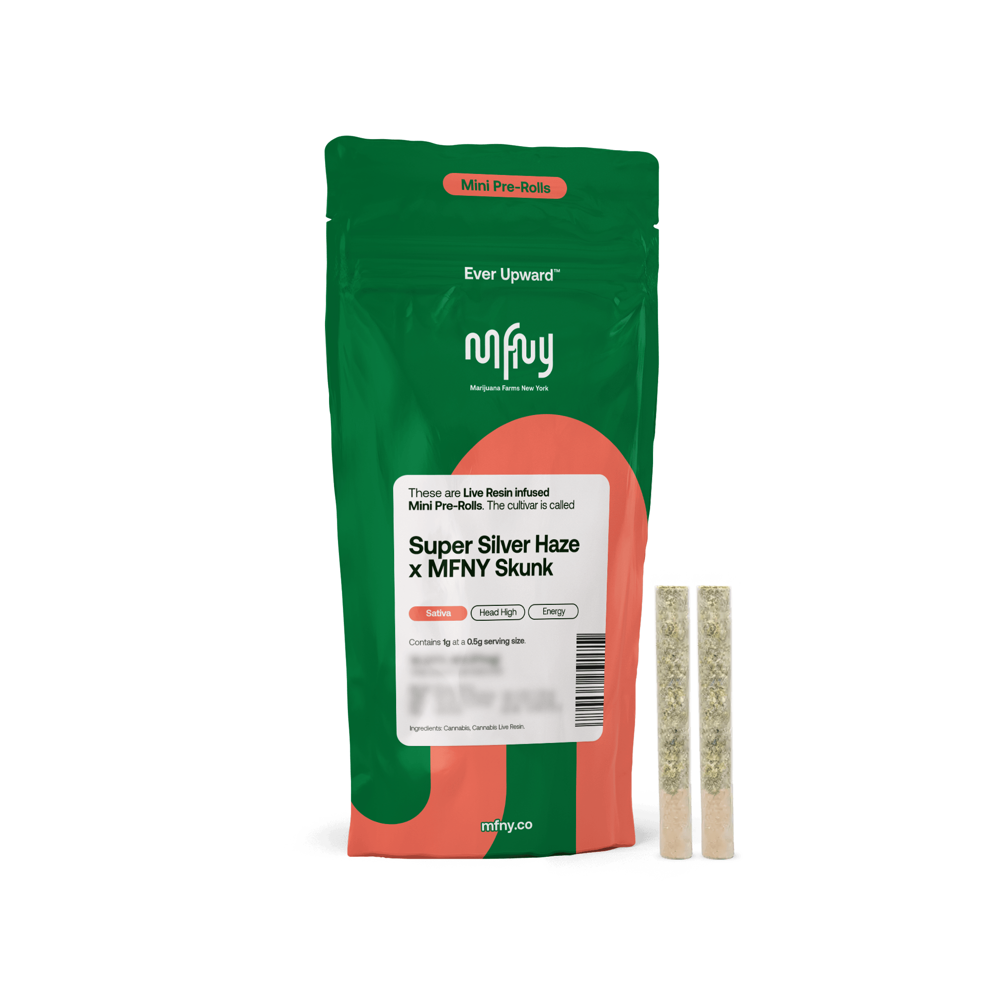 Super Silver Haze x MFNY Skunk | Infused Pre-Roll 2 pack by MFNY | Buy ...