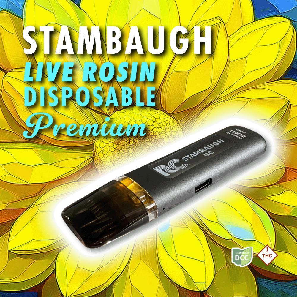 Stambaugh GC Rosin Disposable Vape .5g Vaporizers | Riviera Creek