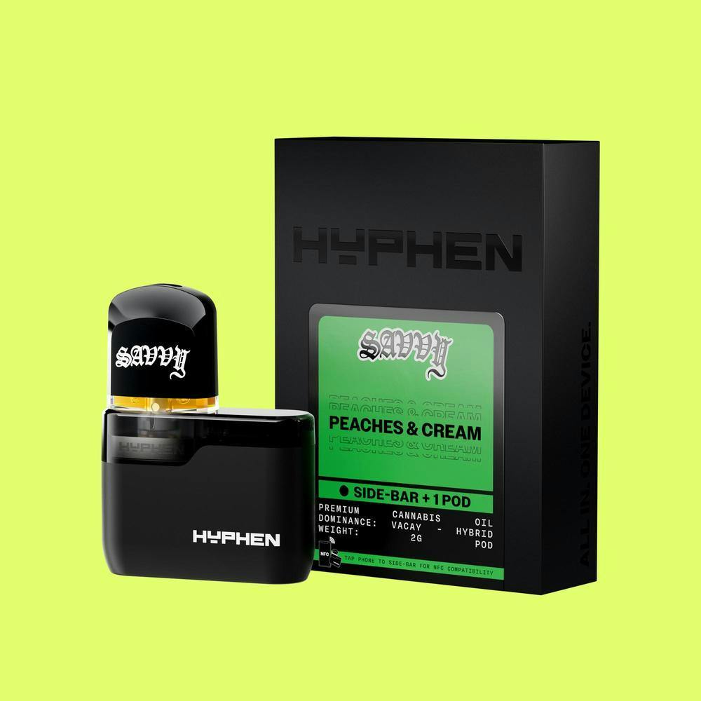 HYPHEN Peaches & Cream 2g All-In-One 2g Vaporizers | Savvy
