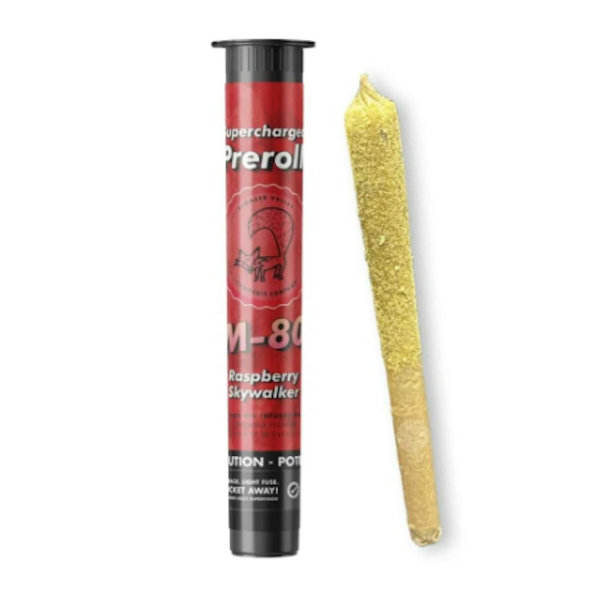 M-80 Raspberry Skywalker OG Infused Preroll - Stories Cannabis - M-80 ...