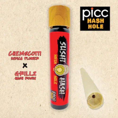 Picc Pre Roll Infused 'Sushi Hash' | 1g | Chemscotti x Grillz [I ...