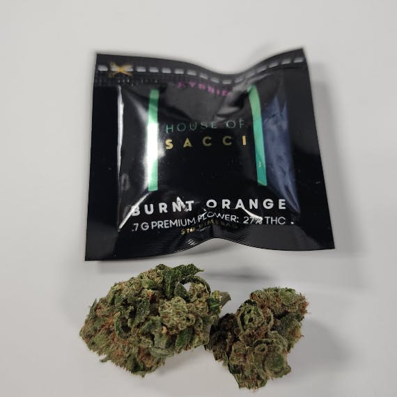 House of Sacci House Of Sacci Burnt Orange Dime Bag - Doobie House of Sacci House Of Sacci Burnt Orange Dime Bag - Doobie