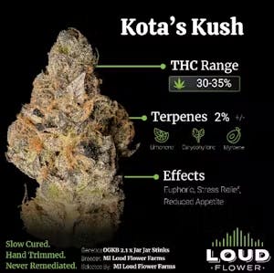 MI LOUD FLOWER | Bulk Flower | Kota's Kush