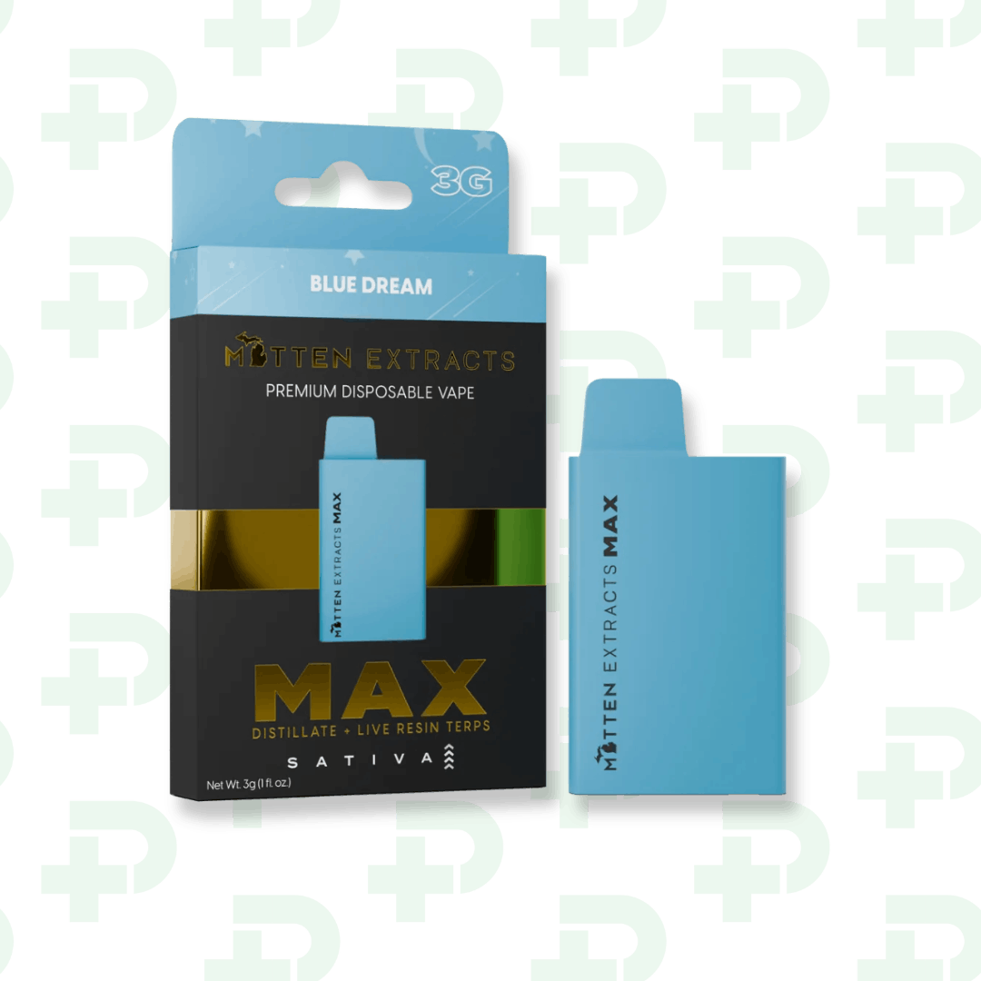 Mitten Extracts MAX Disposable - Sativa - Blue Dream