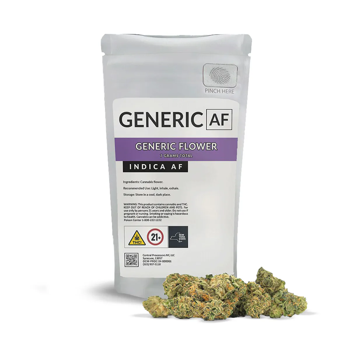 Generic AF | Flower | Indica Blend | 7g - ZenZest - Generic AF | Flower ...
