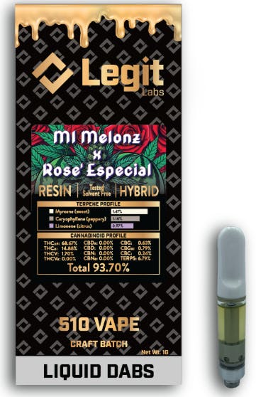 MI Melonz x Rosé Especial | Cured Resin 510 Thread | Legit Labs ...