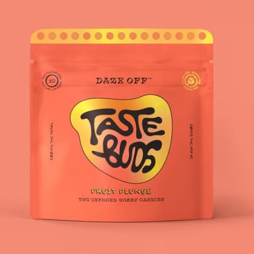 Daze Off AZ Daze Off Taste Buds Gummies - Fruit Plunge-Sugar Free 100mg ...