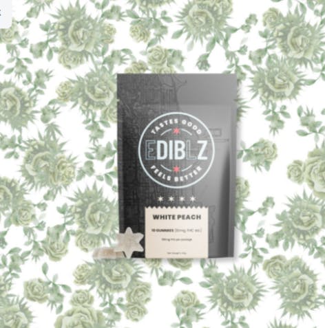 DIBZ CoC DIBZ Gummies - White Peach 100mg (10pk) | Troy, IL | Green Temple