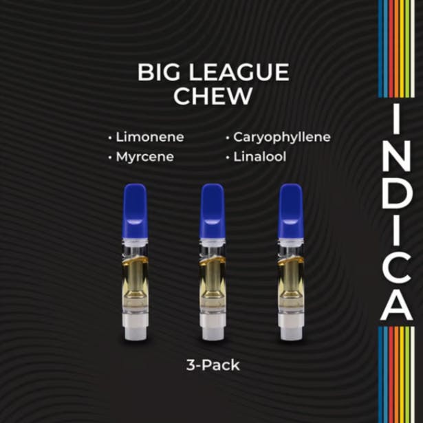 Certified Big League Chew Vape Cartridge 3pk 2.52g | Curaleaf
