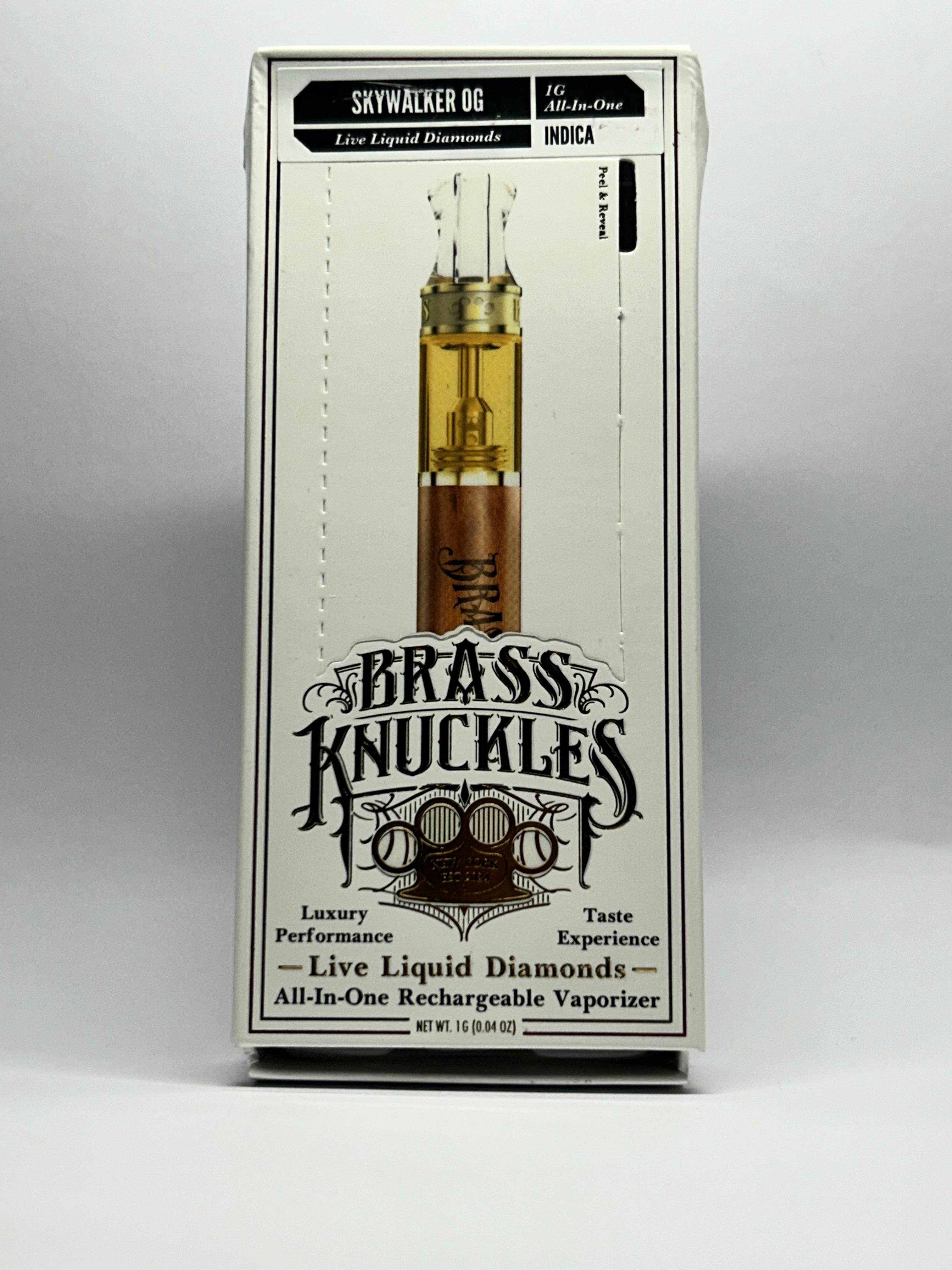 Brass Knuckles – Skywalker OG Liquid Diamonds 1g Vaporizers | Brass ...