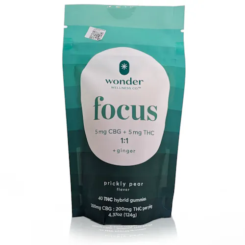 Wonder Gummy 200mg 1:1 Focus 40pk | Dunegrass