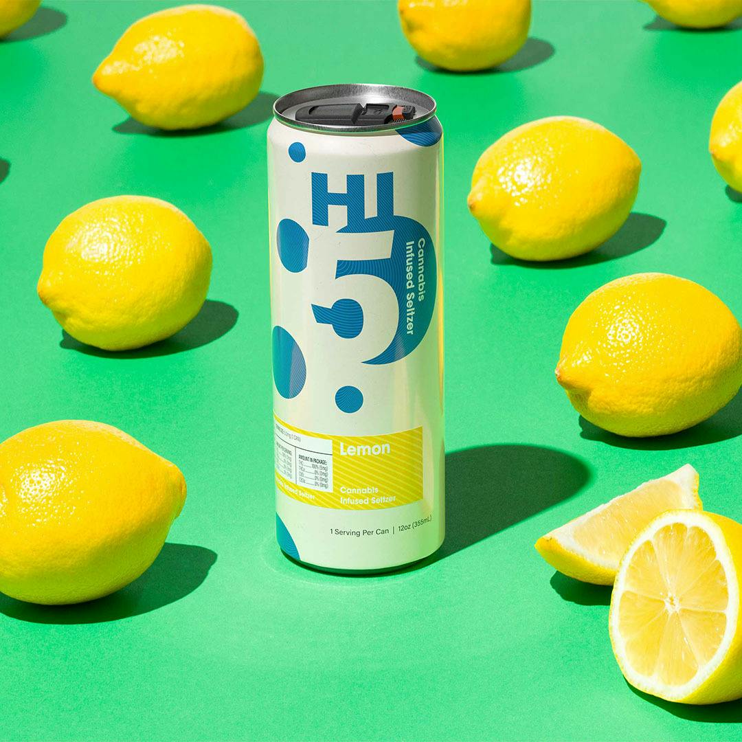 Hi5 Seltzer - 5 mg THC - Lemon | East boston, MA | Happy Valley