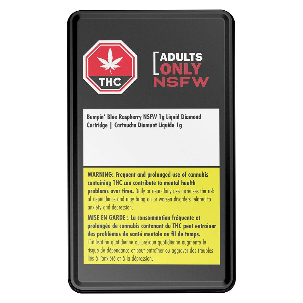 Adults Only - Bumpin' Blue Raspberry NSFW Liquid Diamond 510 Cartridge ...