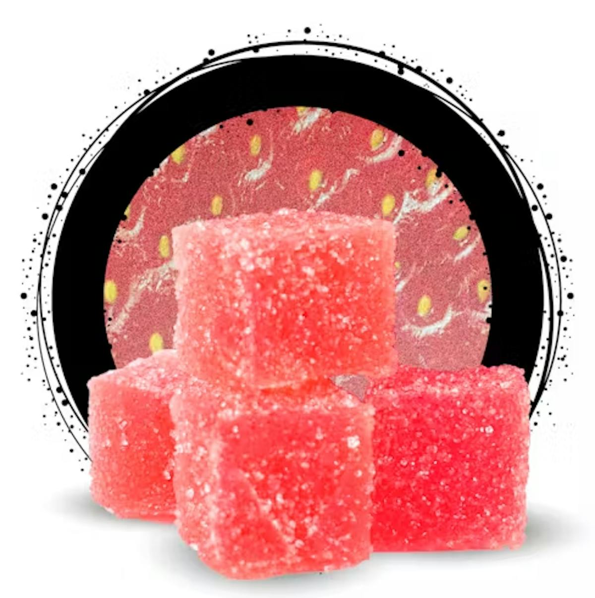 Ozone Strawberry Gummies 100mg 10pk .1g Edibles | Ozone