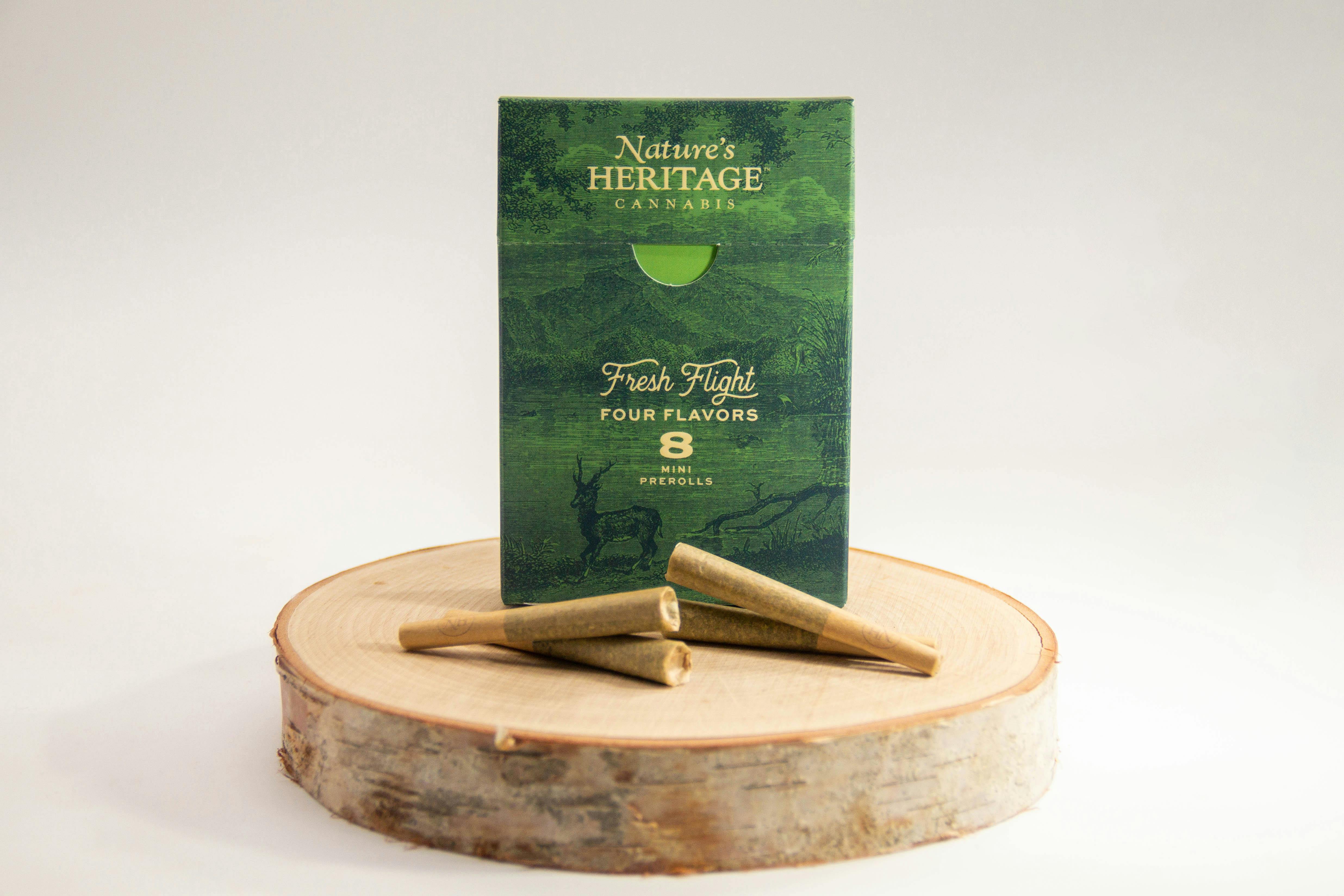 Nature's Heritage Pre-Roll Pack | .5g | 8pk | Flight Pack - 4 Strains ...