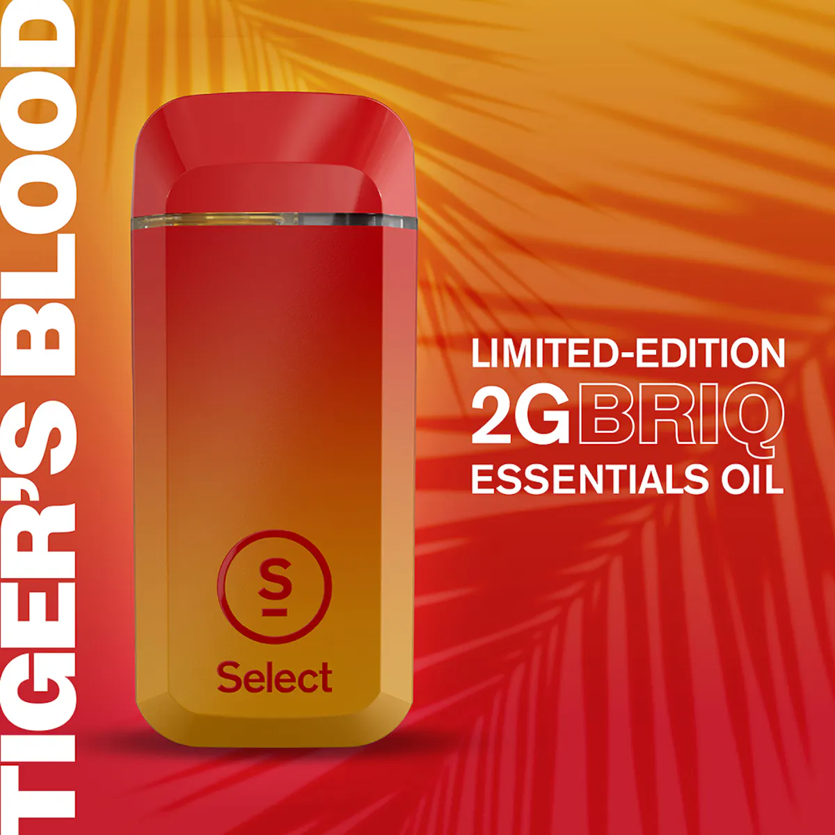 Select Briq l Tiger's Blood Vape Cart (Disposable) l 2g - Eastern Green ...