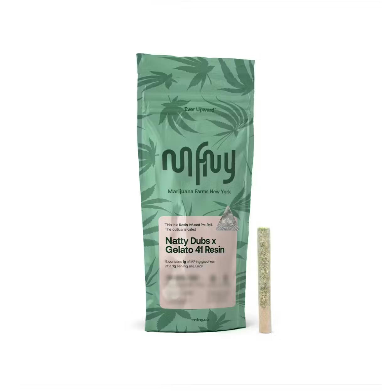 Natty Dubs x Gelato 41 Resin Infused | MFNY | Pre-Roll - MFNY ...