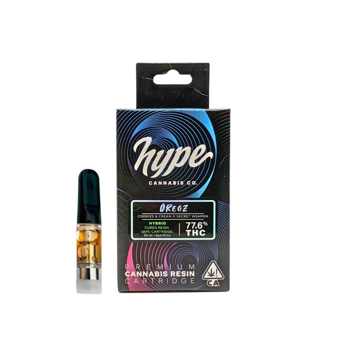 Hype Cannabis Co. OREOZ CURED RESIN CARTRIDGE - Vibe By California