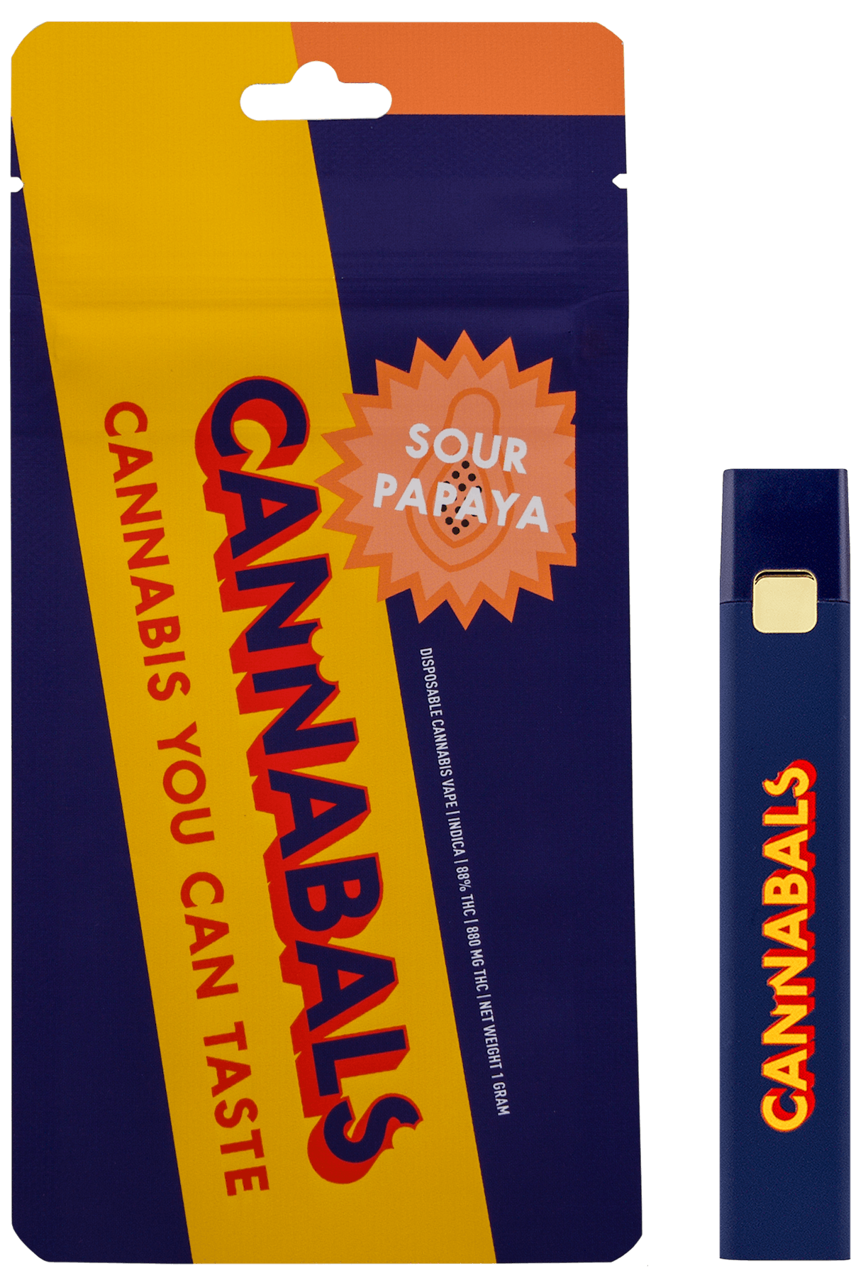 Cannabals | Sour Papaya AIO | 1g - Leafology Cannabis Company ...