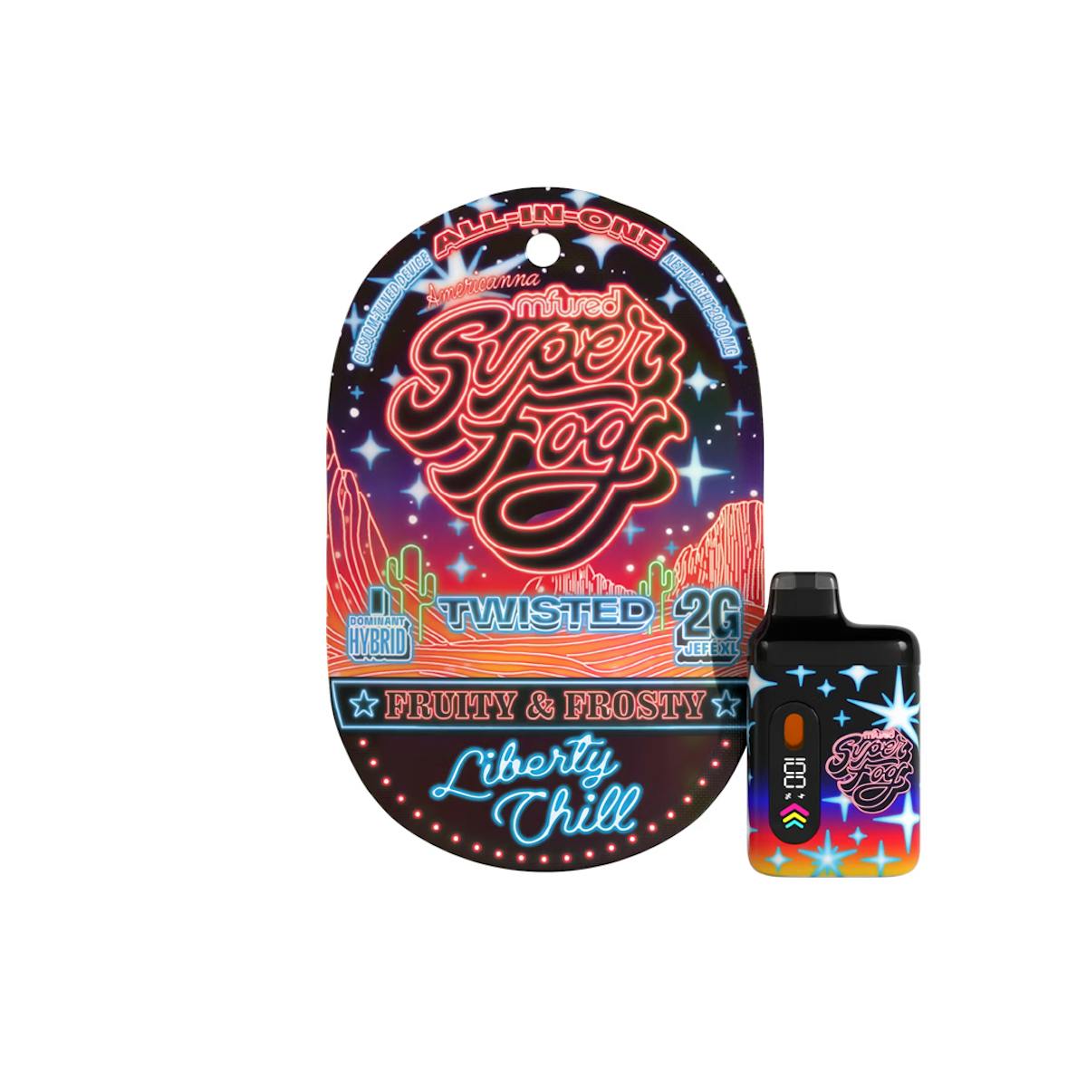 MFused Super Fog Twisted Jefe | Liberty Chill | Diamond Enhanced All-In ...