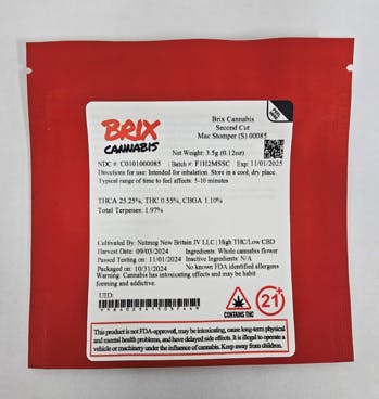 Brix Cannabis Second Cut Mac Stomper (S) 00085 | Curaleaf