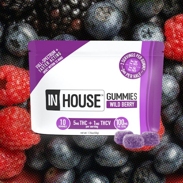 5:1 Wild Berry Gummies (THC:THCV) - 5mg/100mg Total | Panacea Wellness