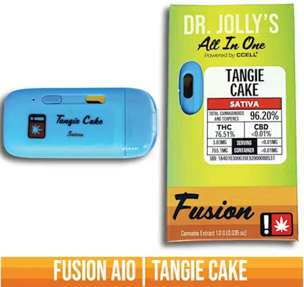 Dr. Jolly’s 1g TANGIE CAKE Fusion All-In-One Pen 1g Vaporizers | Dr ...