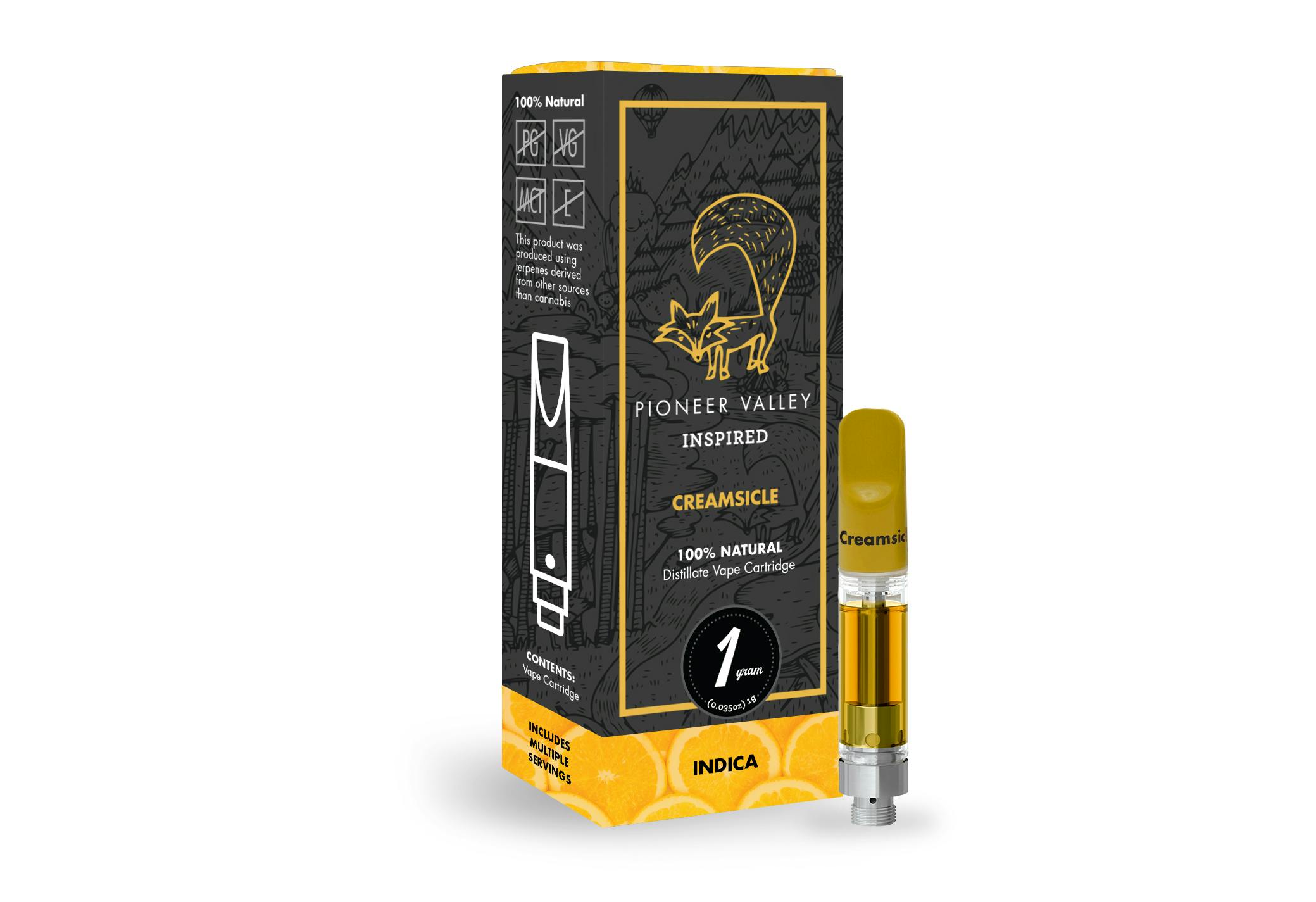 Pioneer Valley Creamsicle | 1g Cartridge for Sale - Redi Dispensary ...