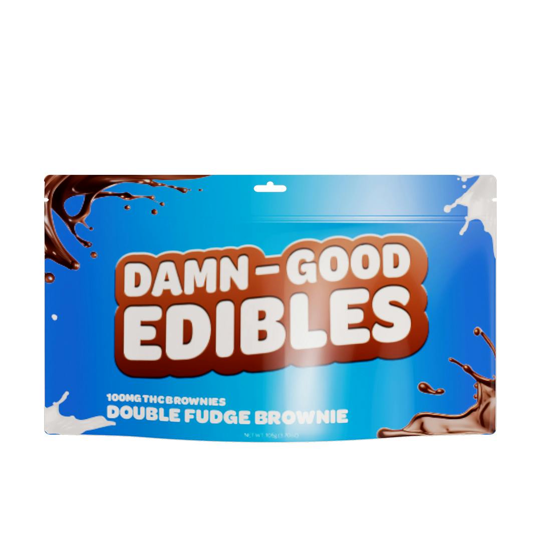 Damn-Good Double Chocolate Fudge Brownie Bites 100 MG [10pk]