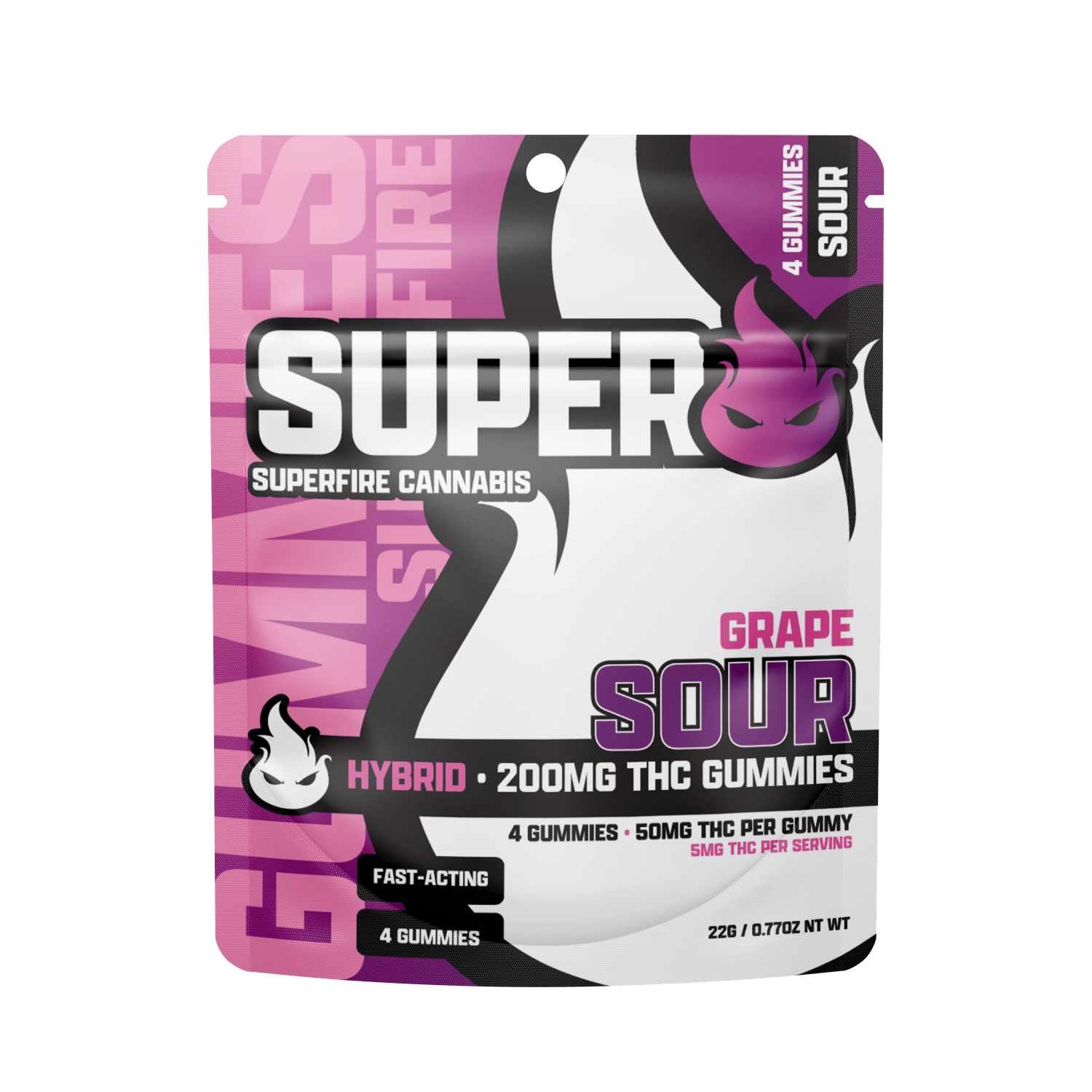 SuperFire - Sour Grape 200mg