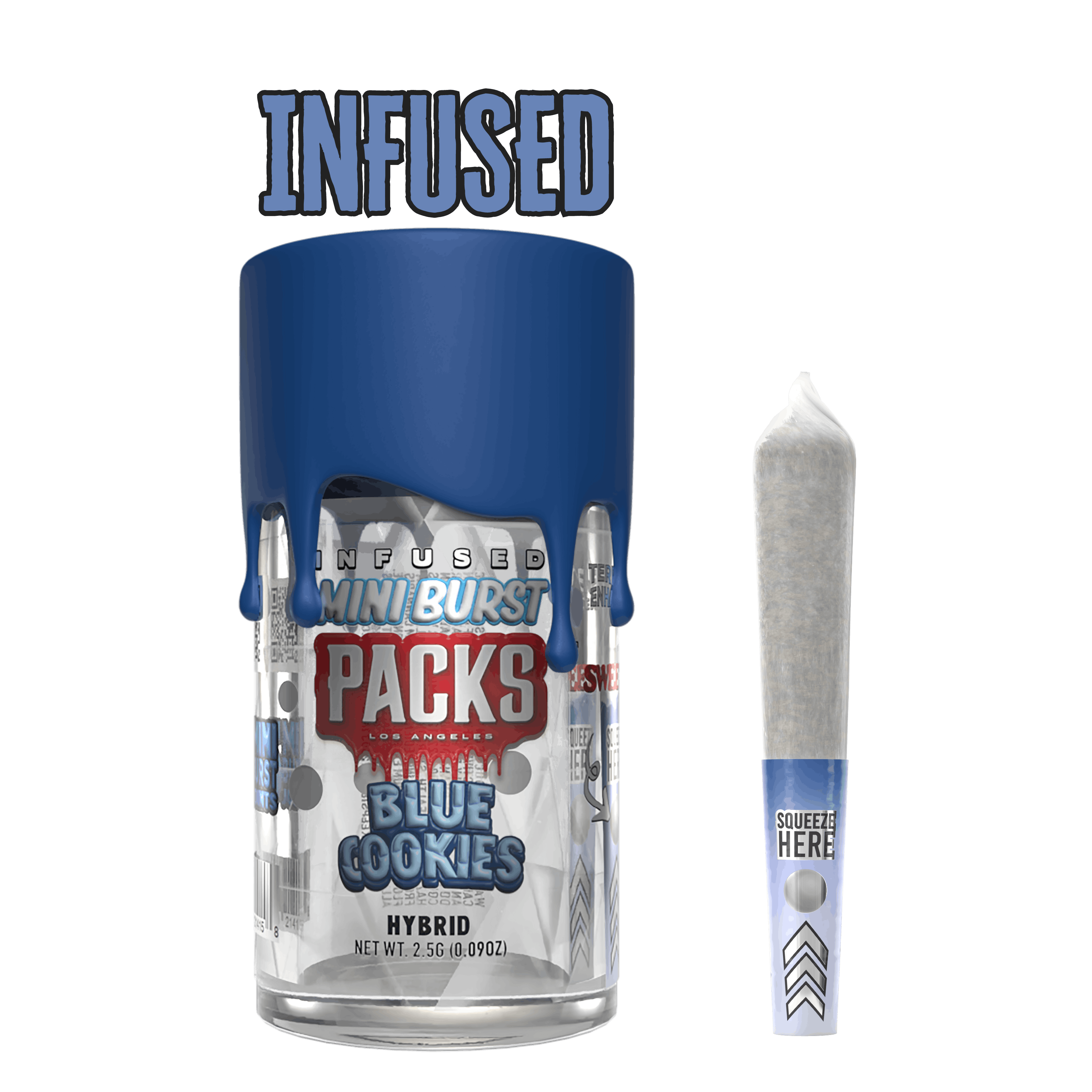 Buy PACKS LA BLUE COOKIES | Packs Mini Bursts - 5 Pack Infused Mini ...