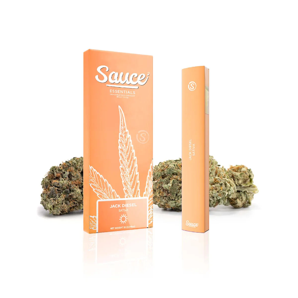 Sauce Essentials 1g JACK DIESEL LR + Distillate Disposable Cannabis ...