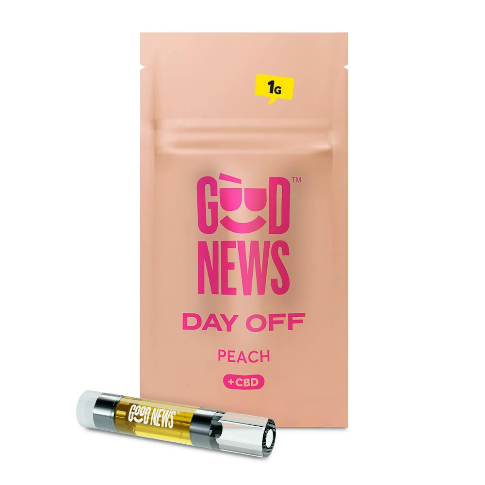 Good News Vape Cartridge Day Off 1:1 – Cheech & Chong's Dispensoria