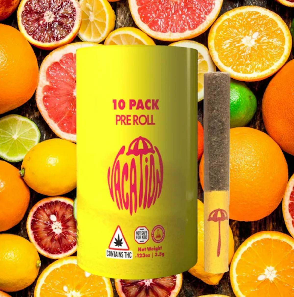 Vacation Sour Runtz 0.35 10pk Prerolls 1/8oz Pre-rolls | Vacation