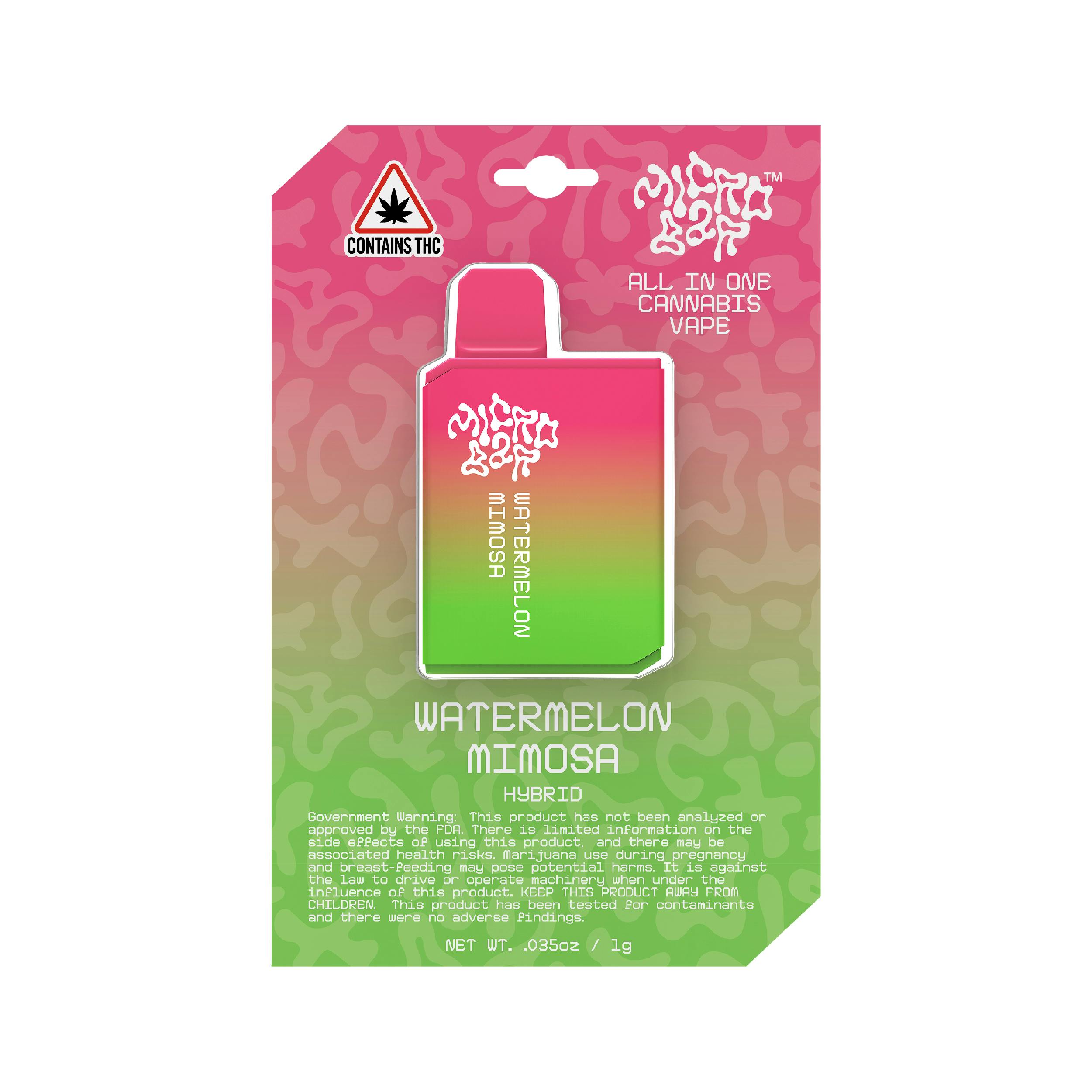 Microbar Disposable Vape 1g – Watermelon Mimosa 1g Vaporizers | Micro Bar