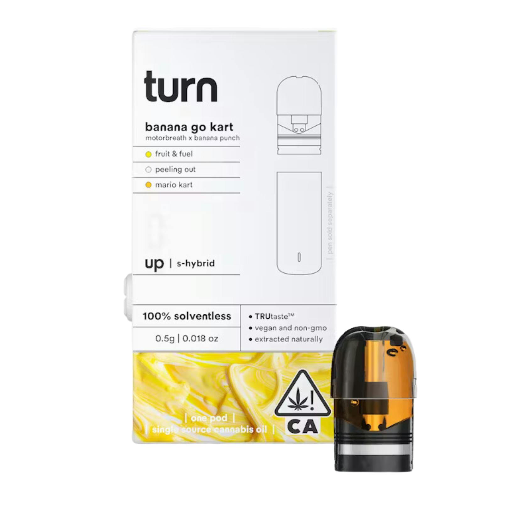 BANANA GO KART SOLVENTLESS TURN UP POD | Vibe By California