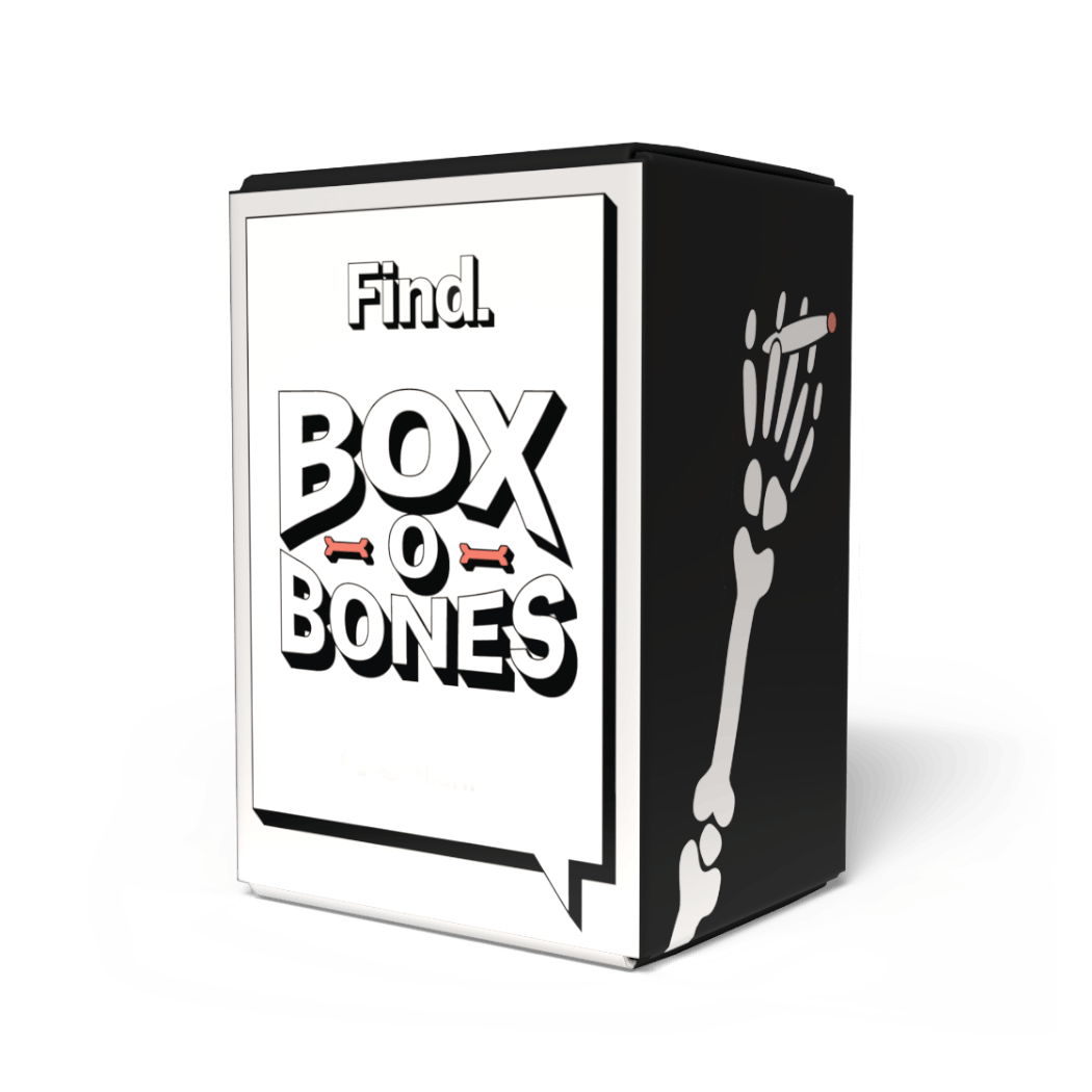 Find Box 'O Bones 40 Pre-Rolls Variety Pack Each | 28g Pack | Curaleaf