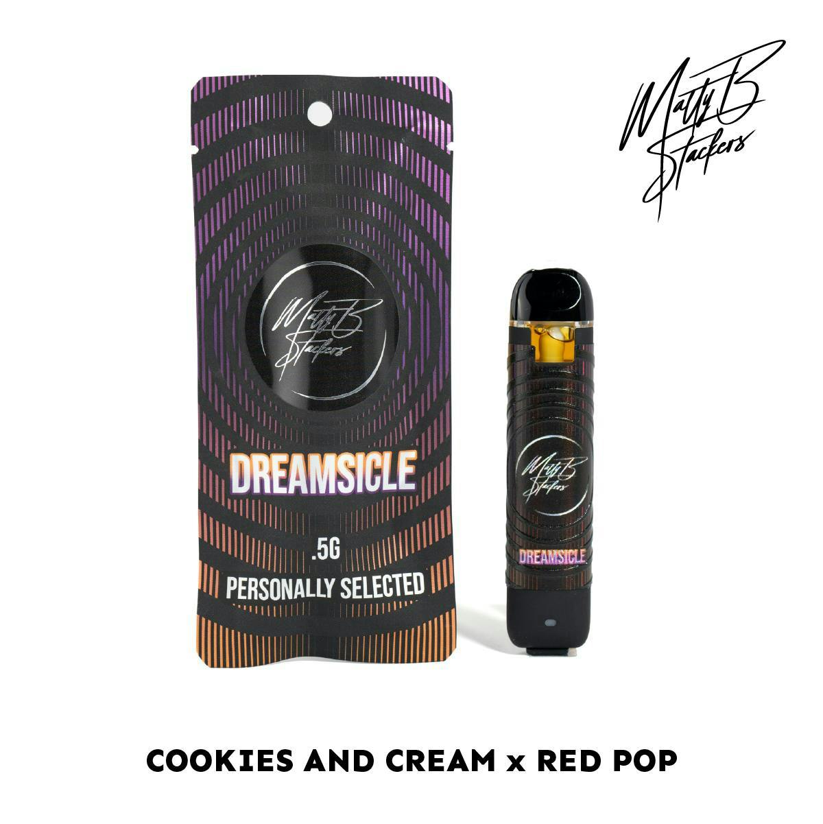 WISE GUYS X MATTY B STACKERS | DREAMSICLE - LIVE ROSIN DISPOSABLE ...