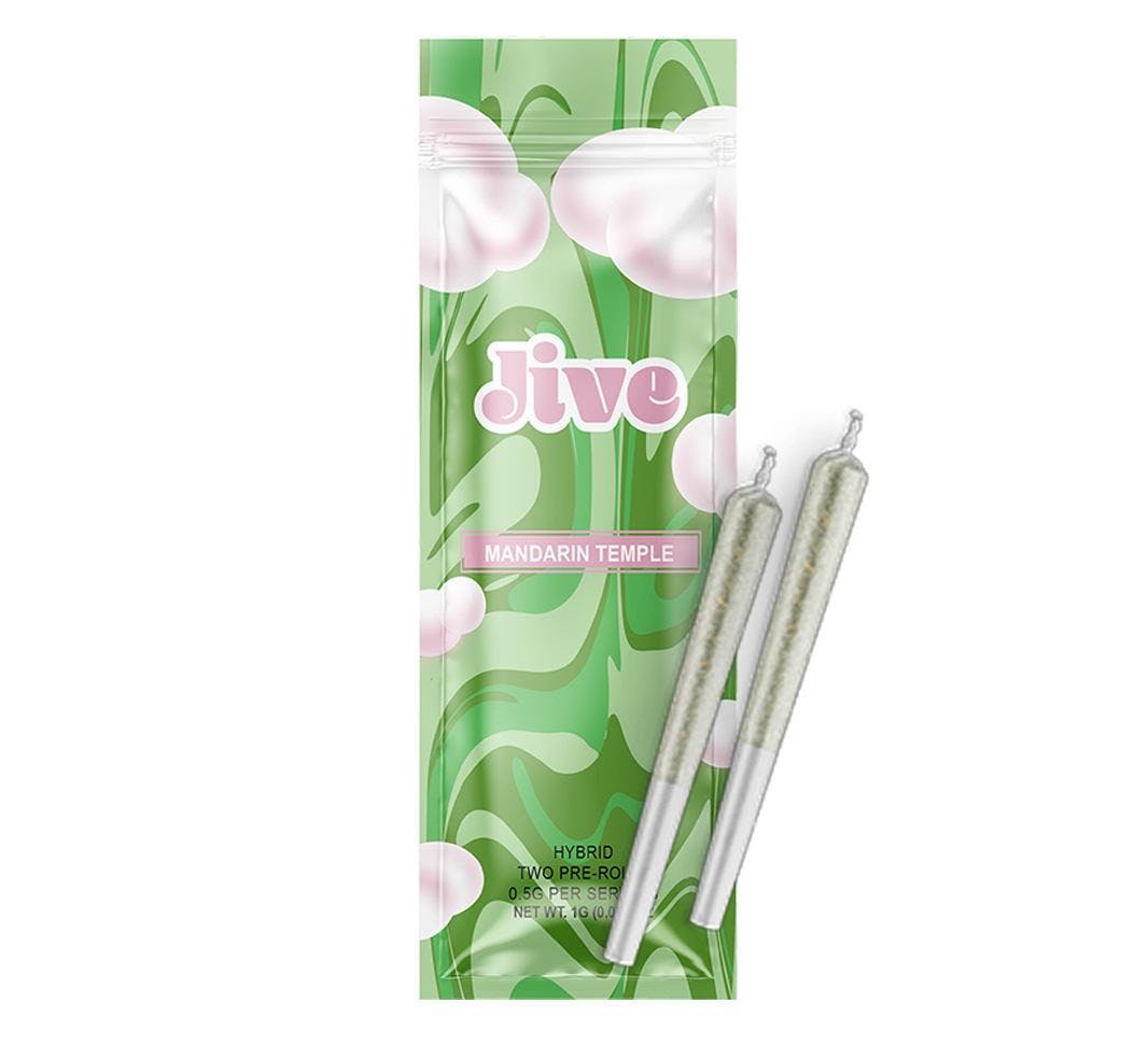 Mandarin Temple | 2pk Pre-rolls | 1G by Jive Cannabis Co. | Buy Online ...