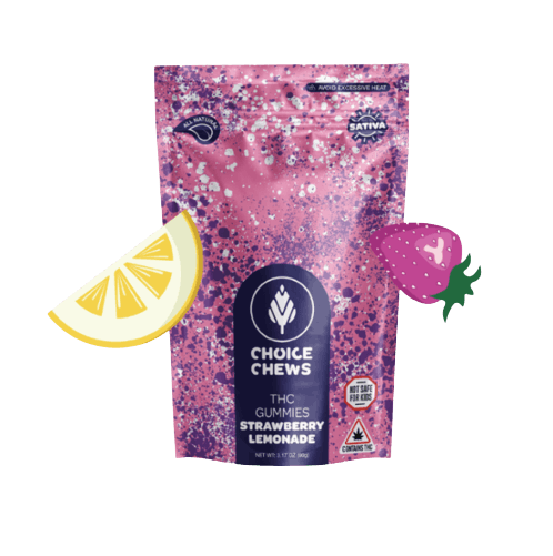 Choice Chews Strawberry Lemonade | Sativa | 10pk Marijuana for Sale ...