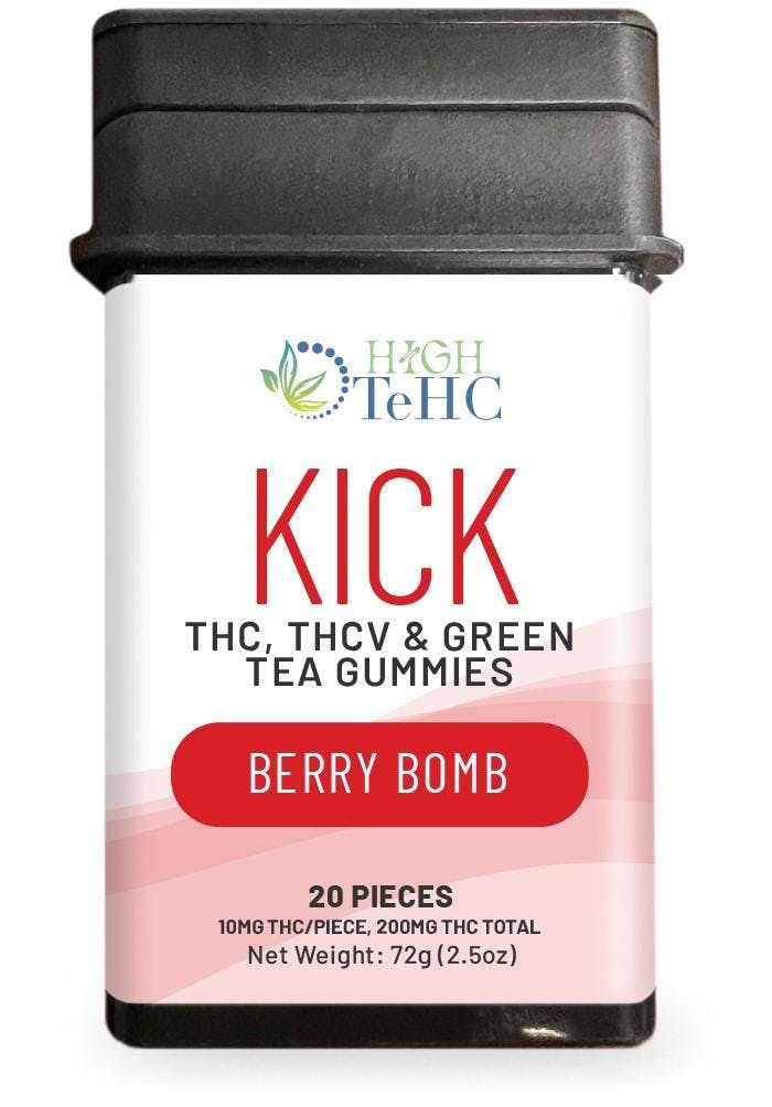 High TeHC | Berry Bomb Kick THC:THCV Gummies | 200mg:50mg | Edibles ...