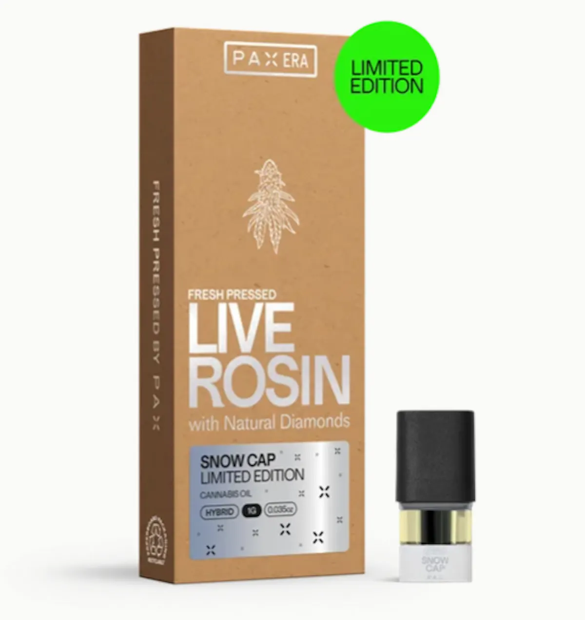 PAX Snow Cap 1g Live Rosin Disposable 1g Vaporizers | PAX
