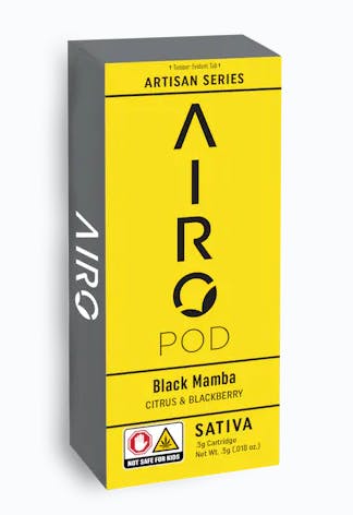 Airo (Ascend) Black Mamba | Disposable Vape - Union Chill Cannabis ...