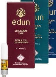 Edun Peanut Butter Breath 510 Cartridge Live Rosin
