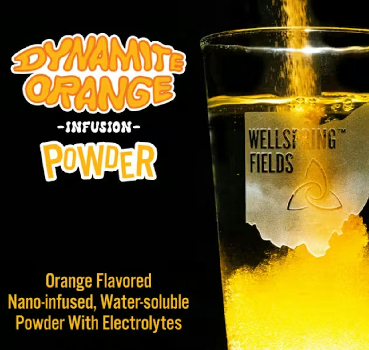 Orange Drink Mix + Electrolytes | 110mg 110mg Edibles | Wellspring Fields