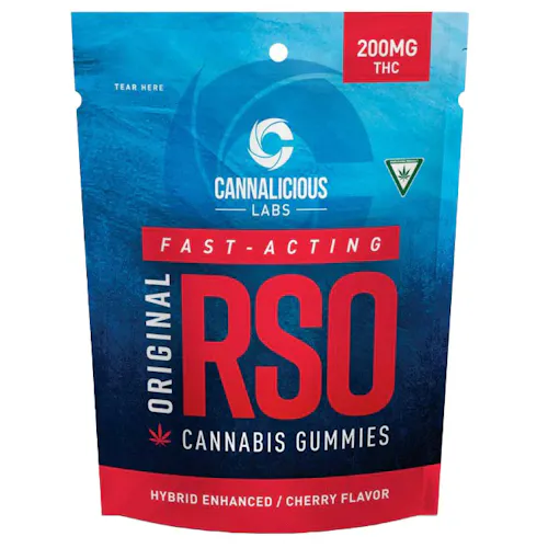 Cannalicious Cherry Fast-Acting RSO Gummies 200mg Rec - Exclusive ...