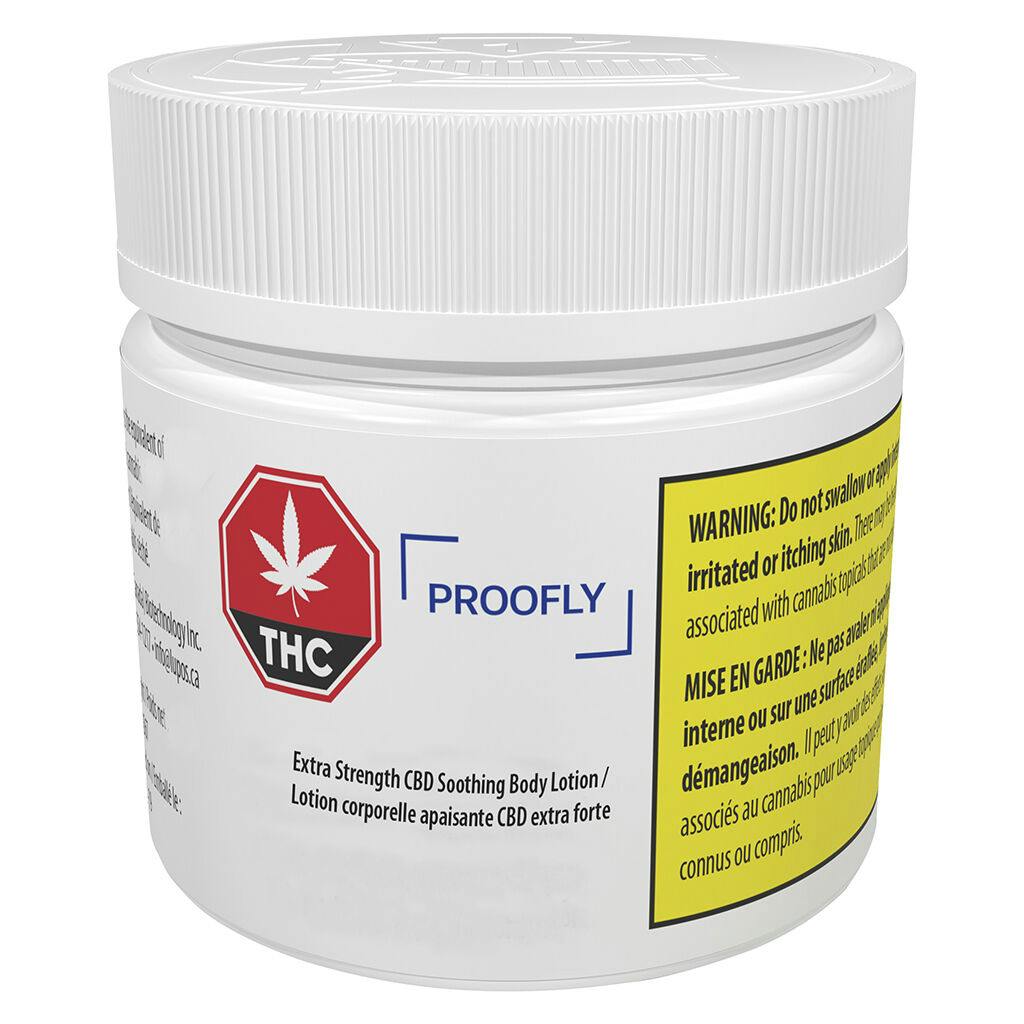 PROOFLY - Extra Strength CBD Soothing Body Lotion - 100g