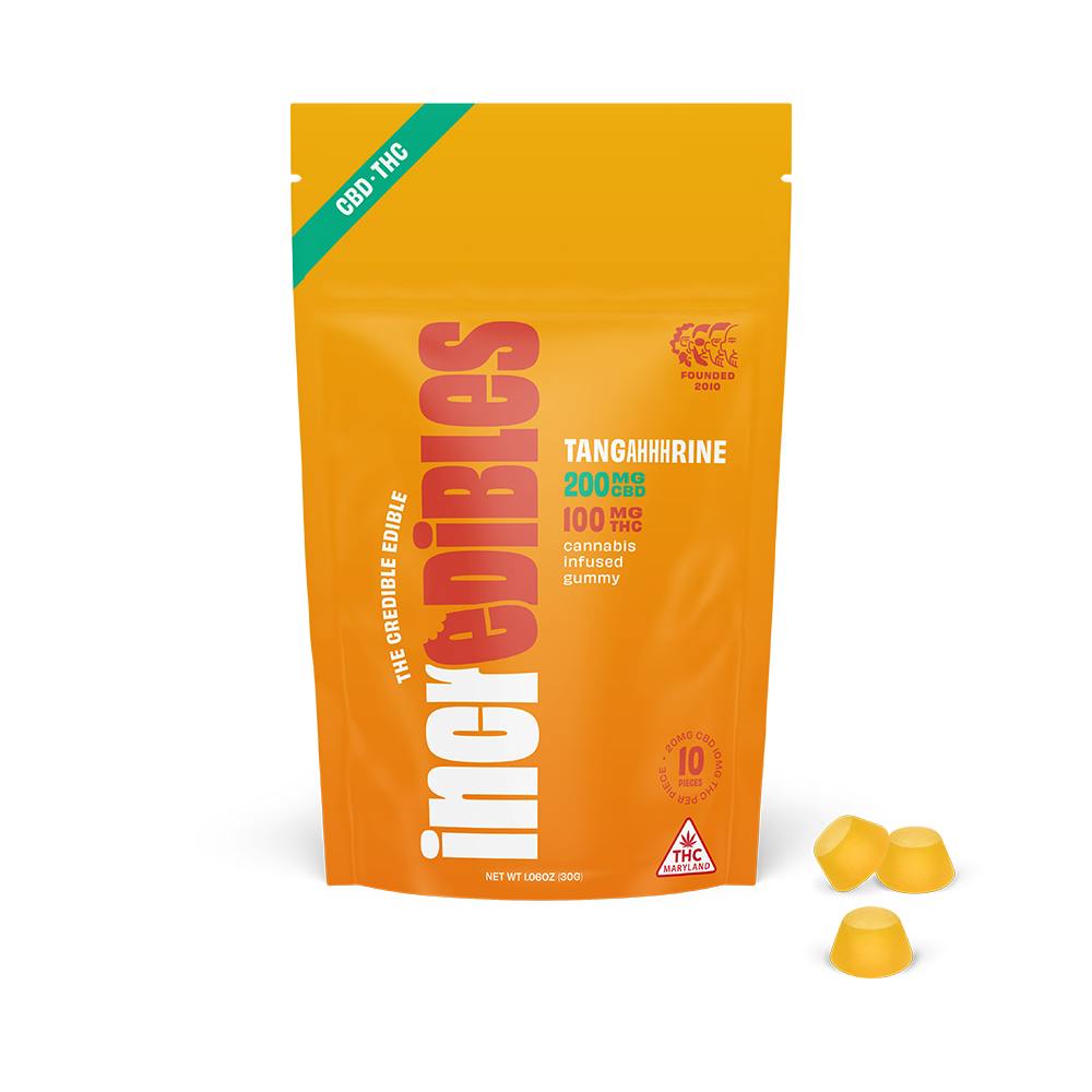Shop Incredibles Tangahhhrine Gummies 2:1 (CBD:THC) 10mg 10 Pack ...